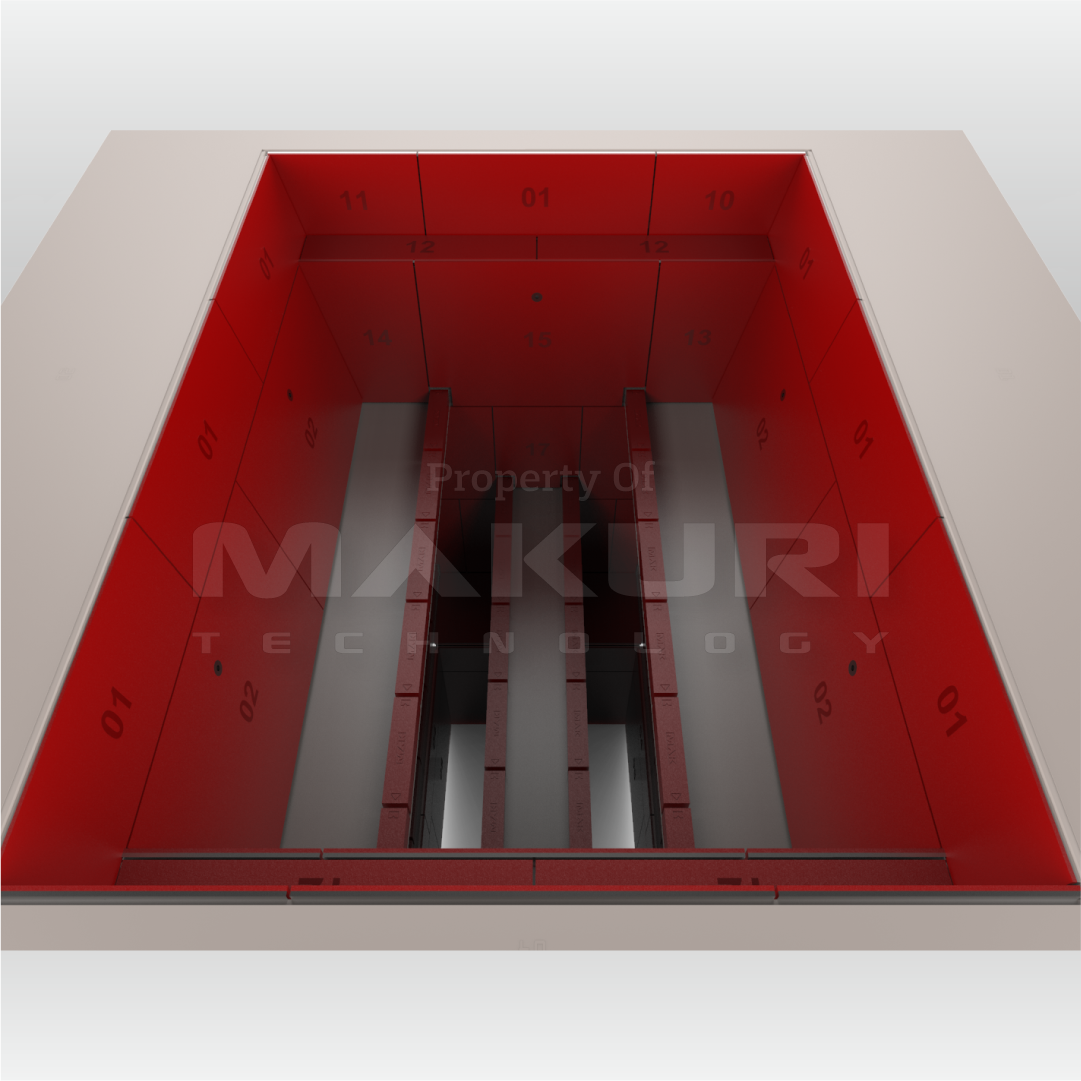 Chute Liners designed & manufactured by Makuri Technology