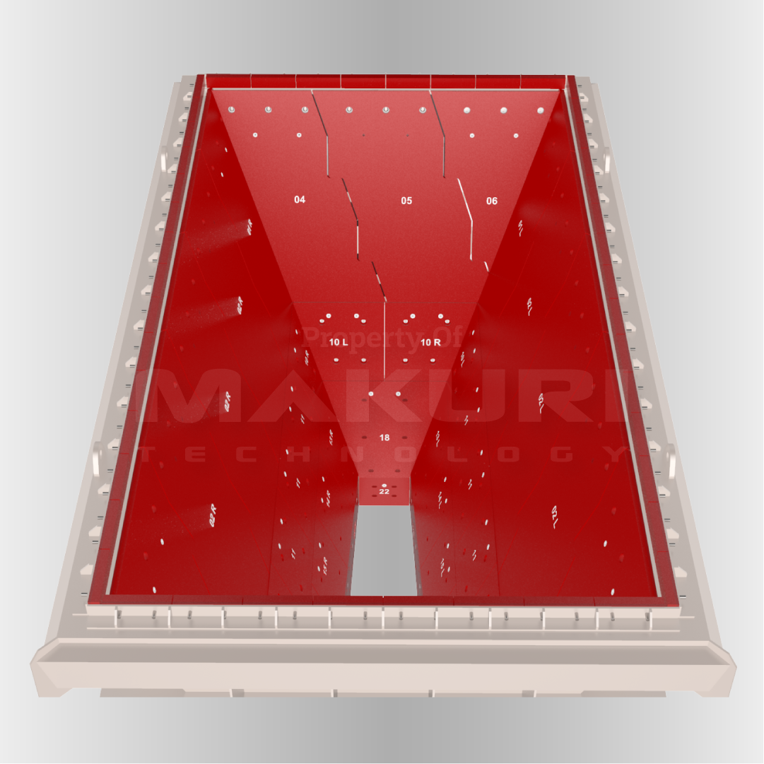 Chute Liners designed & manufactured by Makuri Technology